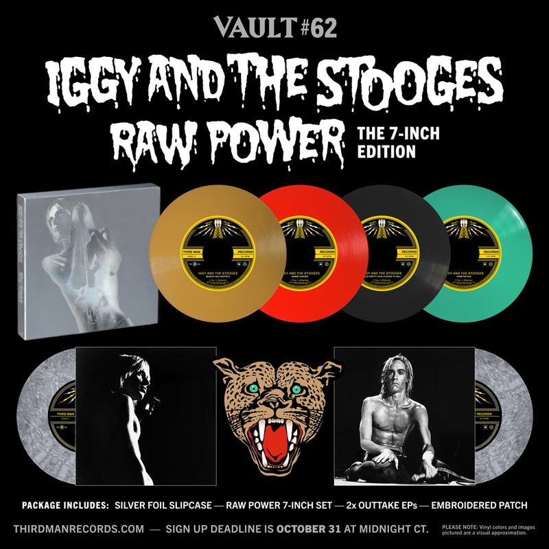 INTRODUCING VAULT PACKAGE #62: IGGY AND THE STOOGES’ RAW POWER - THE 7 ...