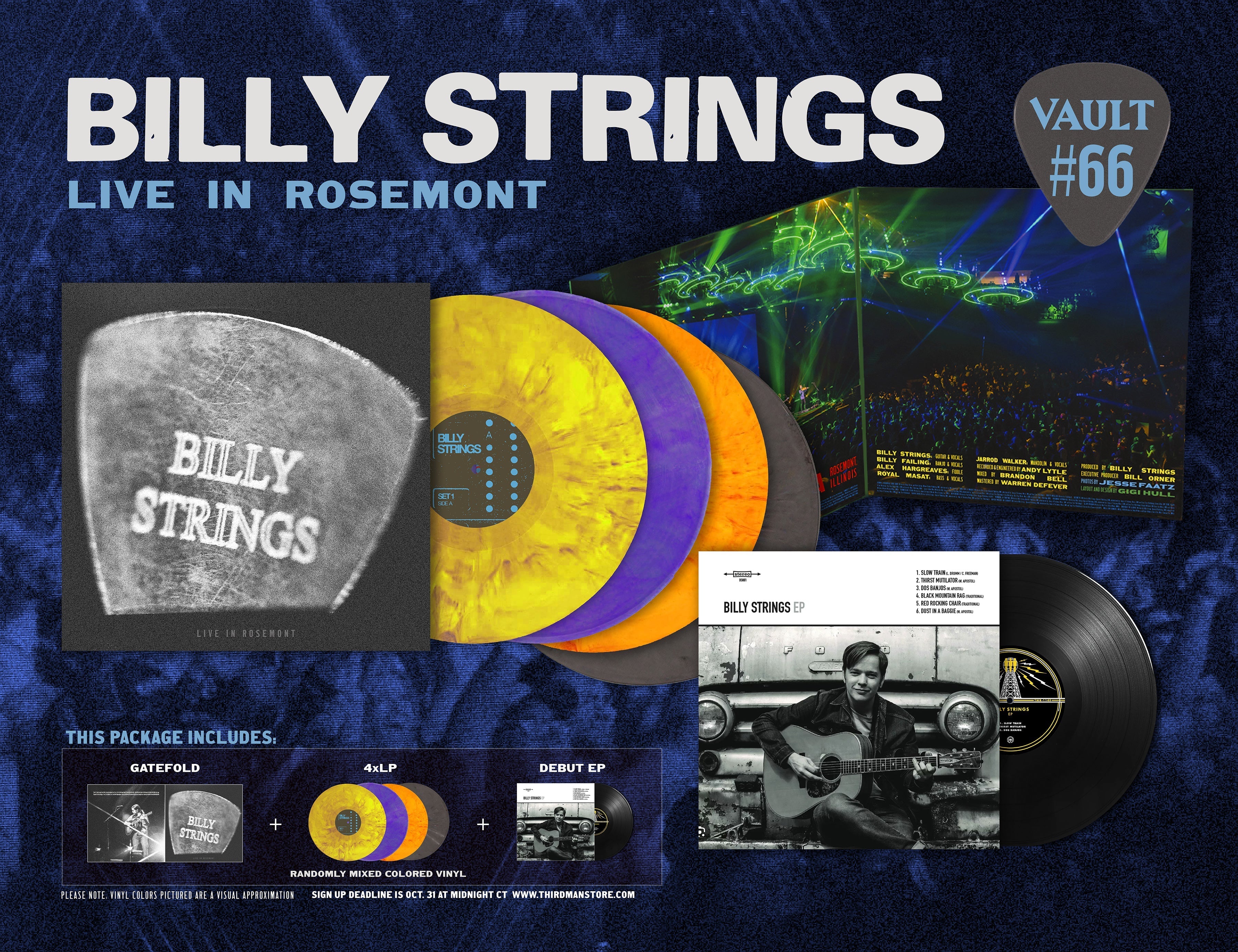 Introducing Vault Package #66: Billy Strings Live In Rosemont + The Se ...
