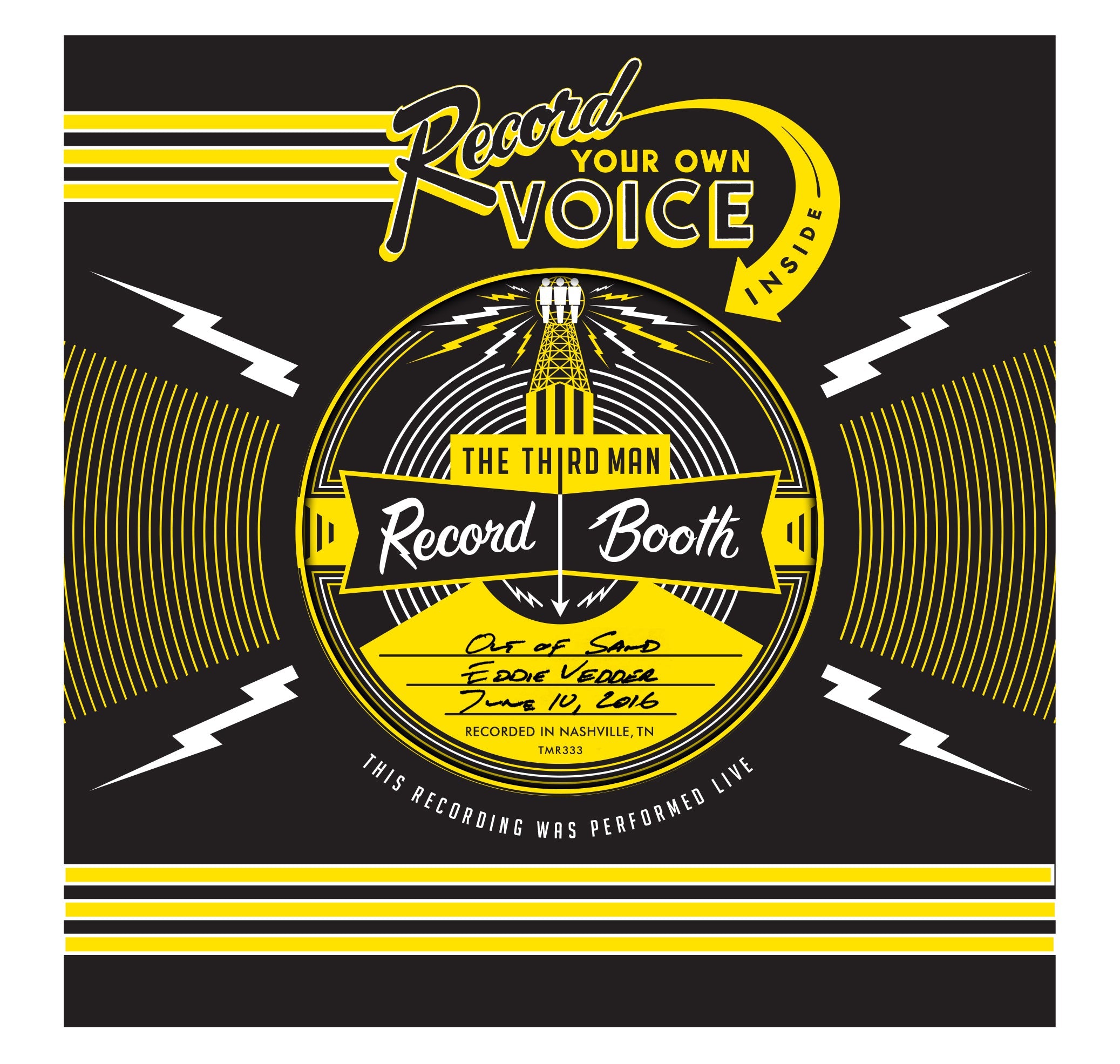 Item: Vault 29 7" Eddie Vedder Out of Sand – Third Man Records ...