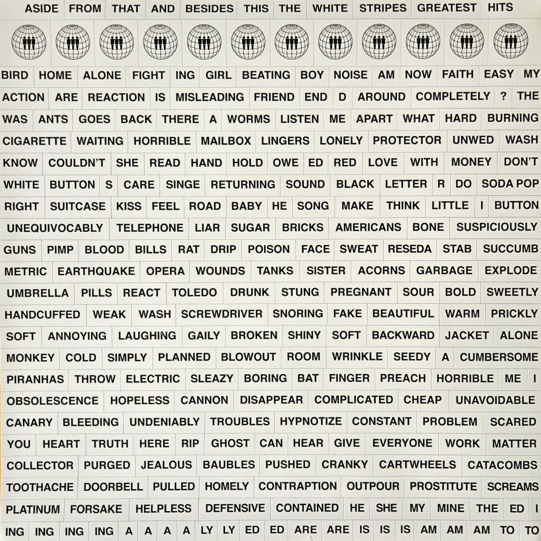 Vault 46 WS Greatest Hits Magnetic Poetry Set – Third Man Records ...