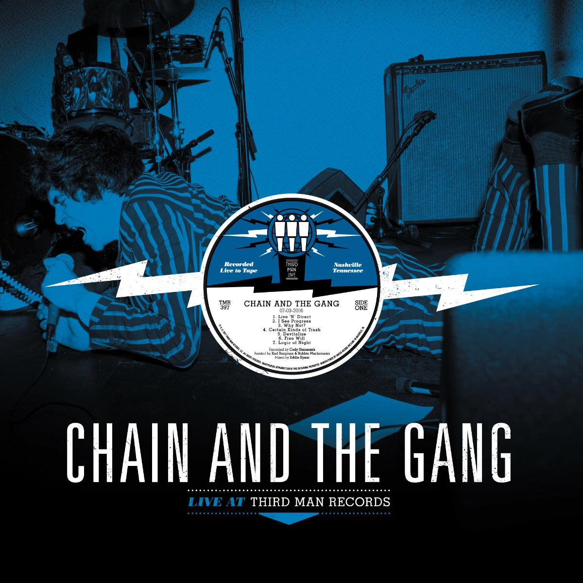 Chain and the Gang Live at Third Man (Limited Edition Black & Blue Vin ...